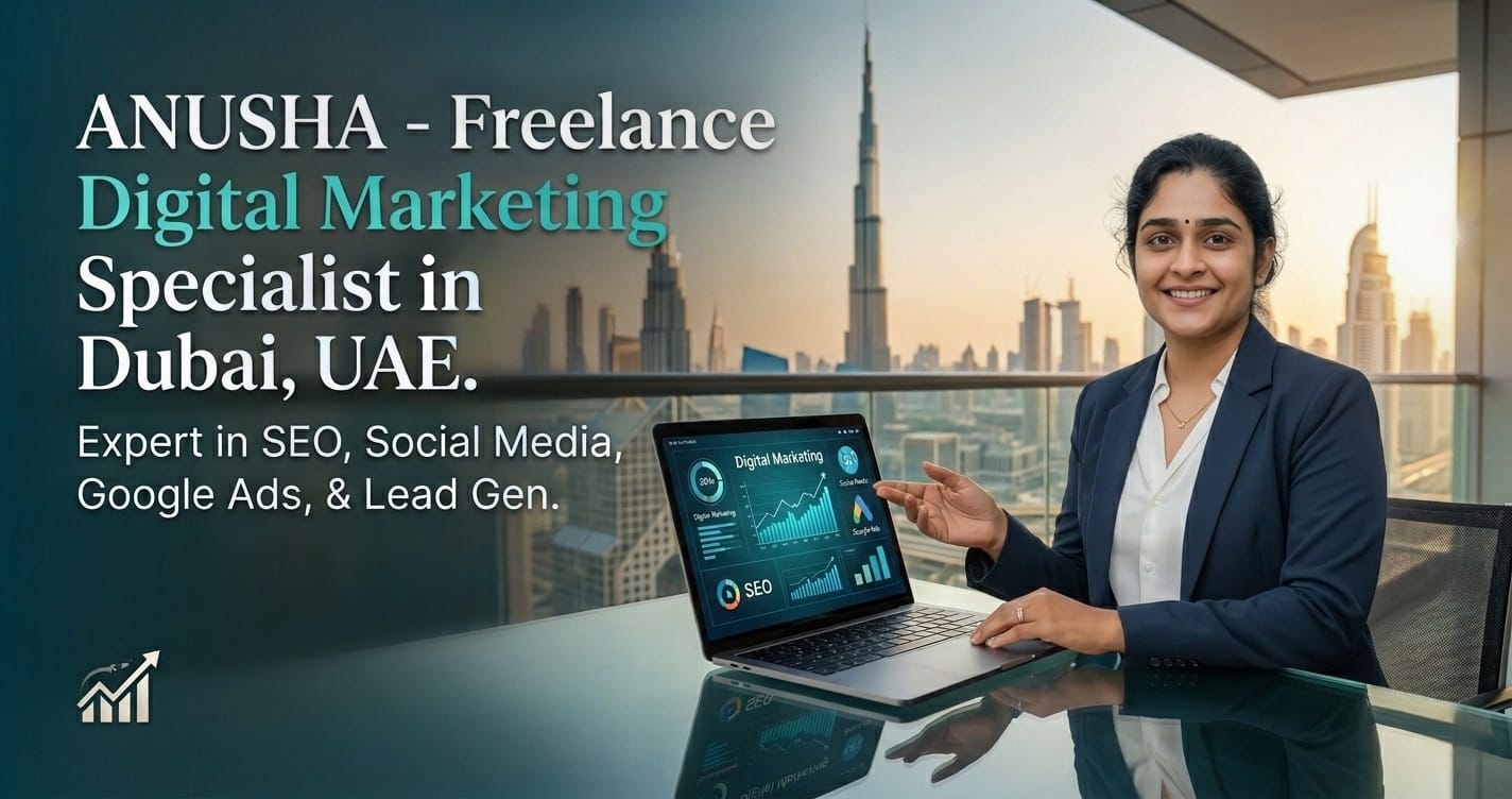 Freelance Digital Marketing Specialist in Dubai,UAE | Anusha